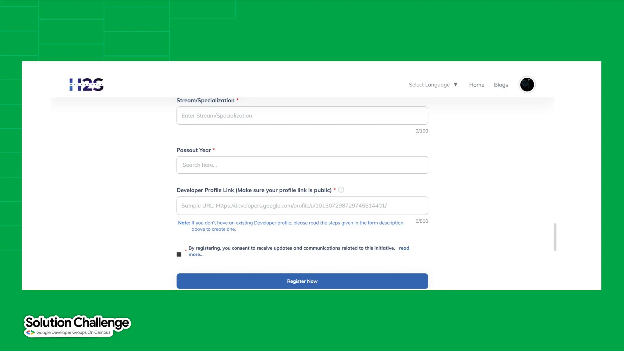GDG Solutions Challenge with Hack2skill.pptx