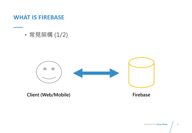 GDG Taichung - Firebase Introduction 01 | PPT