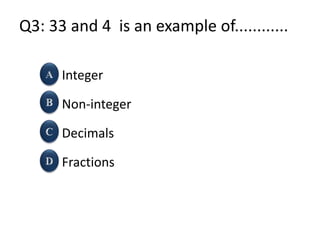 Programed instructional material:Integers | PPTX