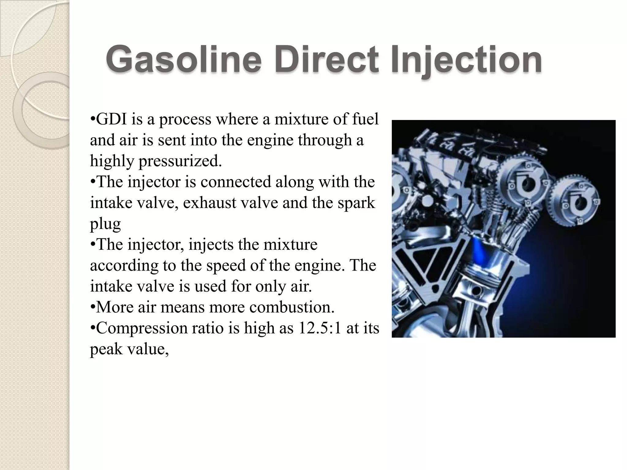 Gasoline direct Injection | PPTX