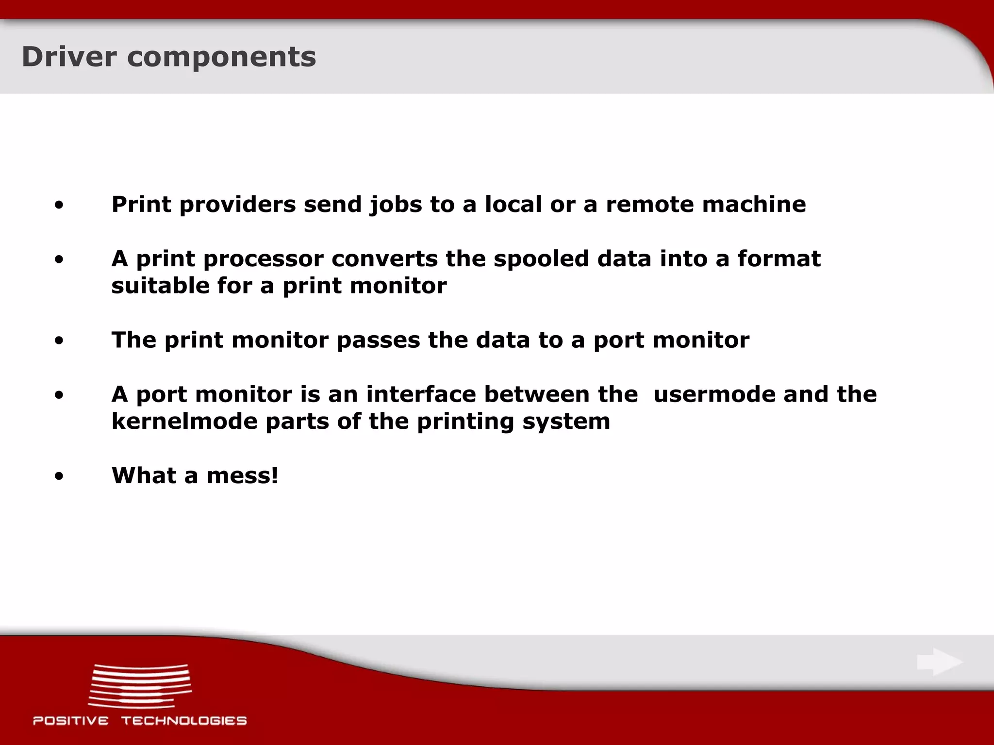 Intercepting Windows Printing by Modifying GDI Subsystem | PPT | Computing | Technology & Computing