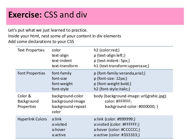 Girl Develop It Cincinnati: Intro to HTML/CSS Class 2