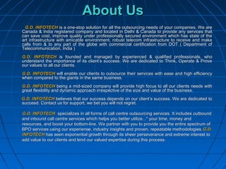 G.D. INFOTECH (INDIA) | PPT