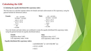 Gender related Development Index (GDI) | PPTX