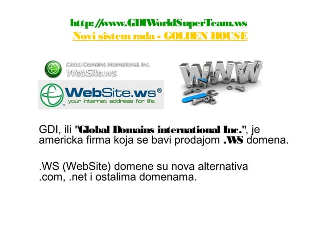 GDI - "GOLDEN HOUSE" | PPT | Free Download