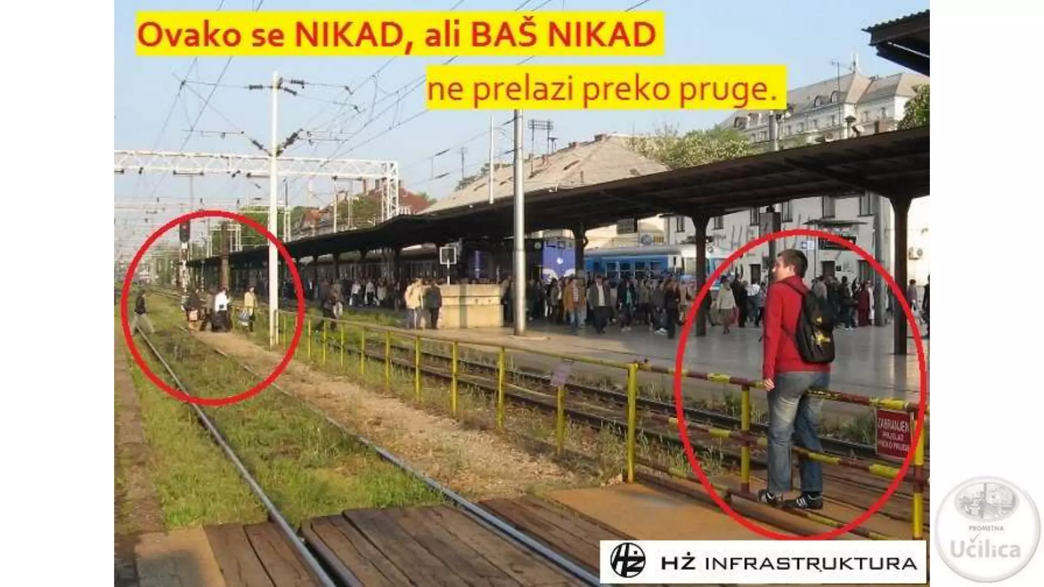 Gdje se i kako ne prelazi željeznička pruga | PPTX