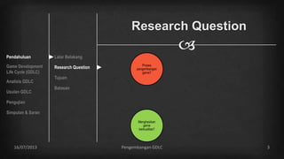 Game Development Life Cycle Guidelines | PPTX