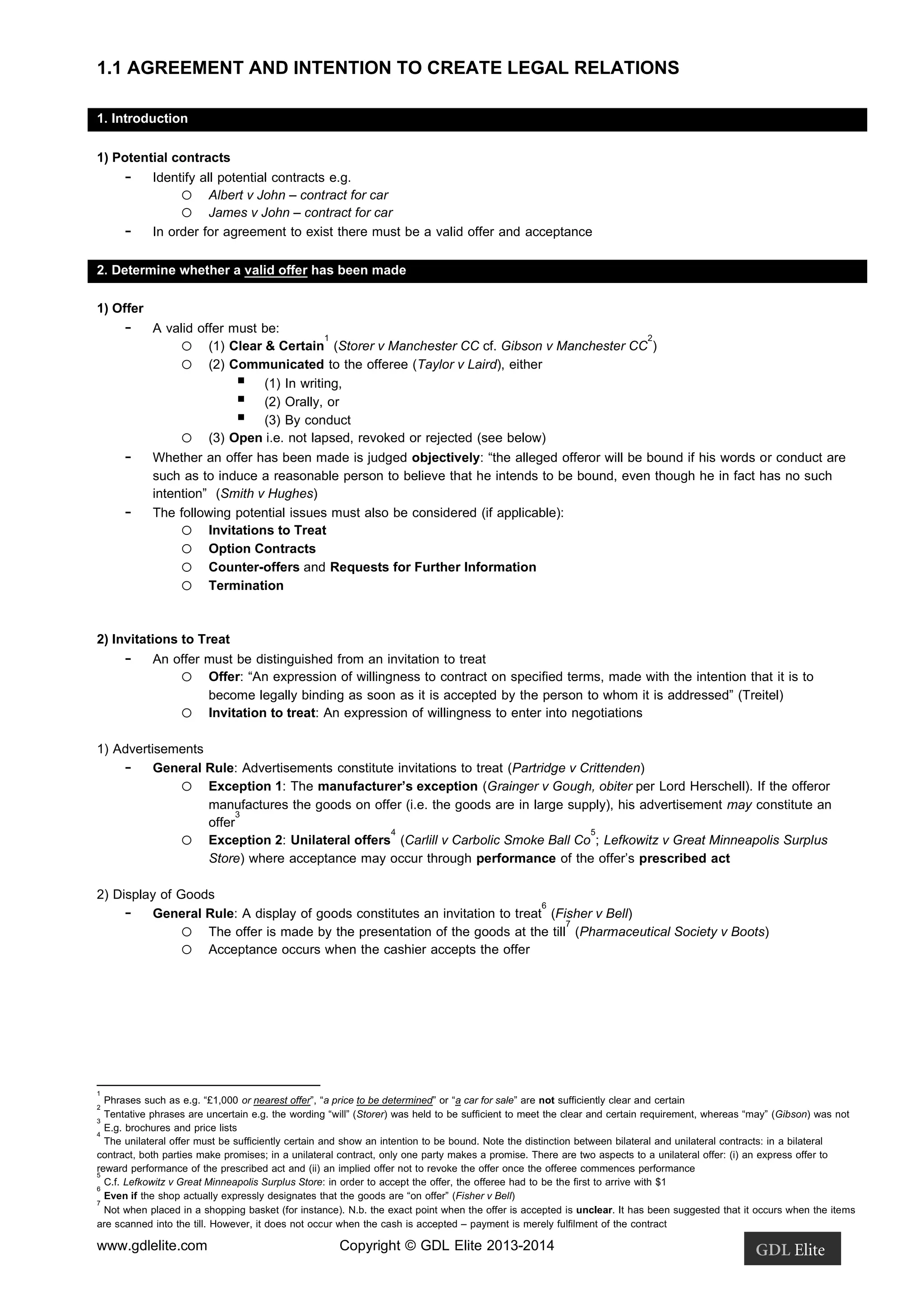 GDL Elite Revision Manual Sample | PDF