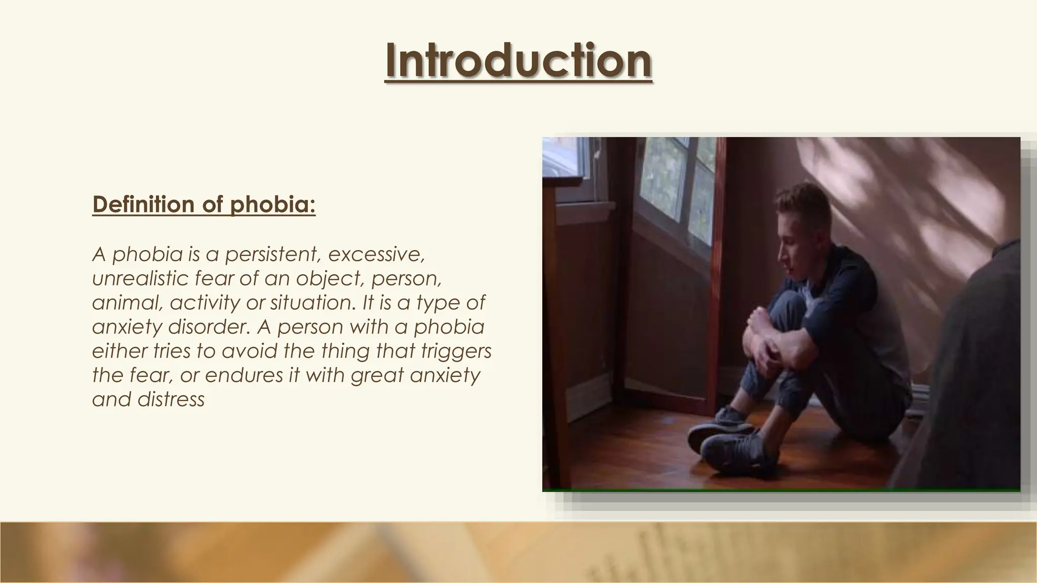 Phobias and their Origin, unusual and unique phobias. ICT-assignment , Jinnah University for ...