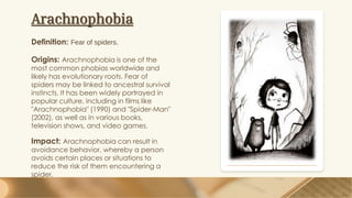 Phobias and their Origin, unusual and unique phobias. ICT-assignment ...