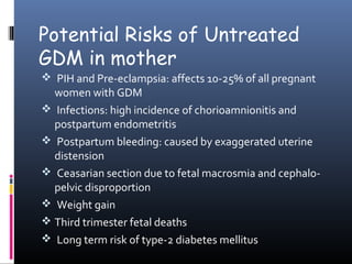 Gestational diabetes mellitus | PPT