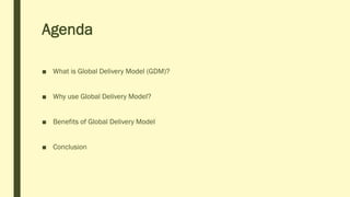 Global Delivery Model:Strategies & Challenges | PDF