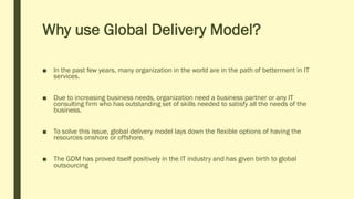 Global Delivery Model:Strategies & Challenges | PDF