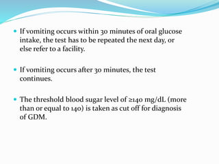 Gestational Diabetes Mellitus | PPTX