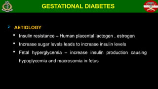 Gestational diabetes mellitus and it's definition | PPTX