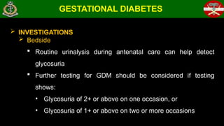 Gestational diabetes mellitus and it's definition | PPTX