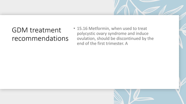 Gestational Diabetes mellitus (GDM) for Students | PPTX