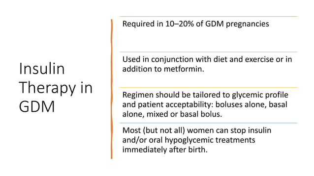 Gestational Diabetes mellitus (GDM) for Students | PPTX