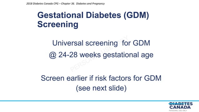 Gestational Diabetes mellitus (GDM) for Students | PPTX