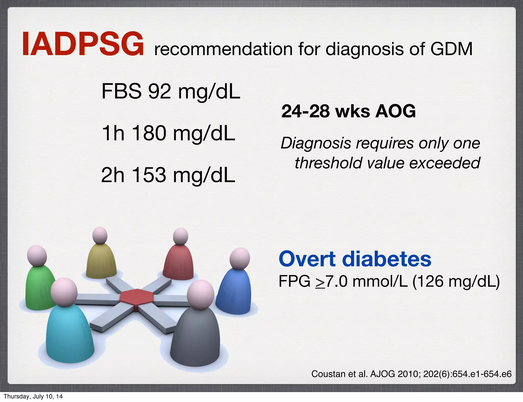 Updates in Gestational Diabetes | PDF | Pregnancy | Reproductive Health