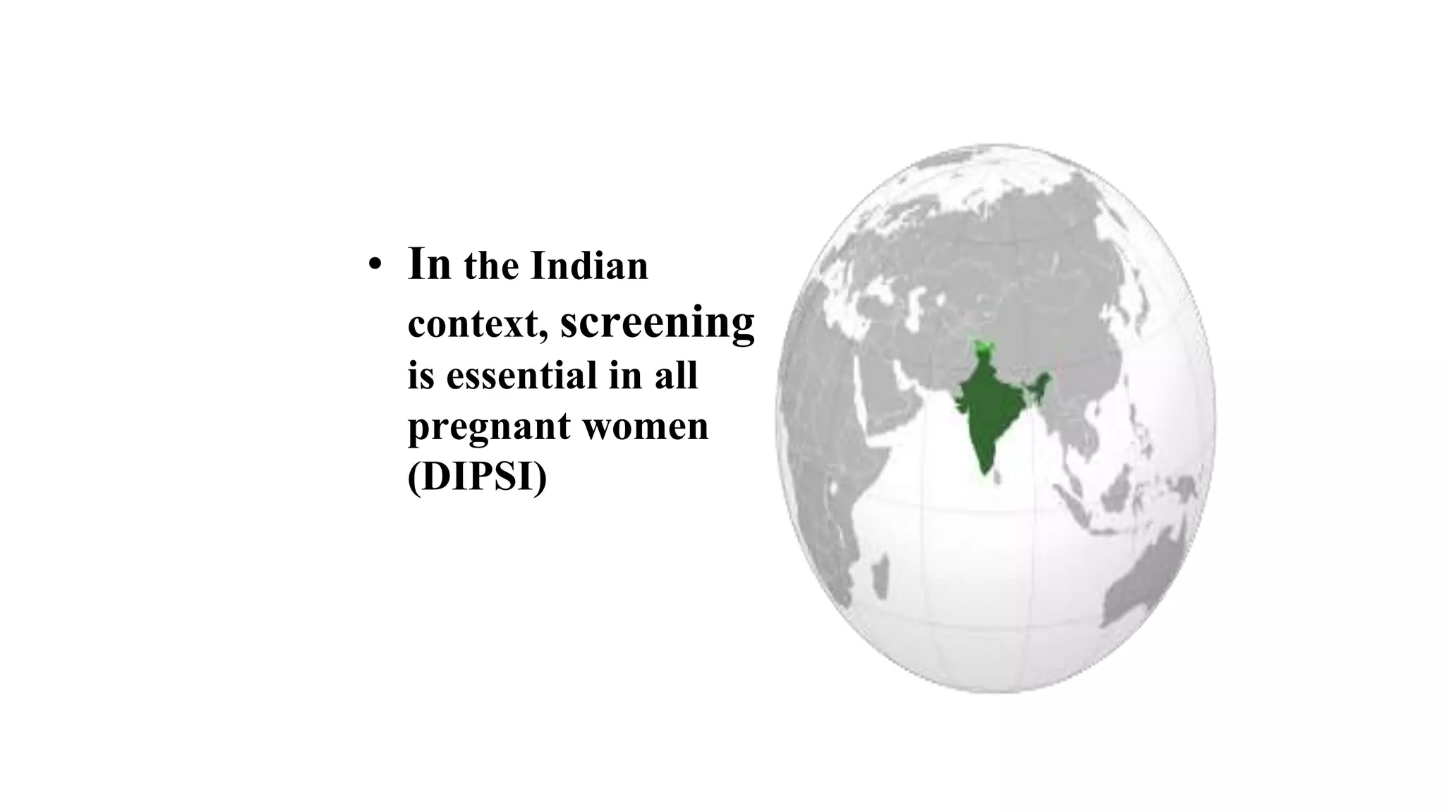 DIPSI Guideline on GDM | PPTX