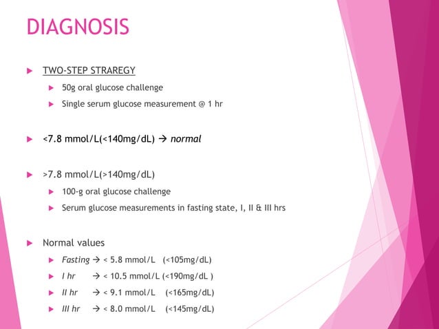 GDM_ gestational diabetes mellitus : gynecology & obstetrics | PPT