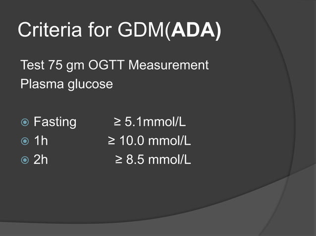 Adverse pregnancy outcome in Gestational Diabetes Mellitus (GDM) | PPTX