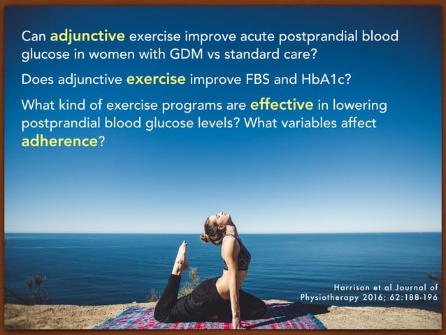 Gestational Diabetes: Exercise and Tech | PPT