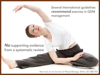 Gestational Diabetes Exercise