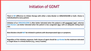 Guideline‐Directed Medical Therapy in HFrEF | PPT