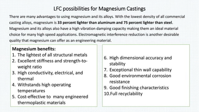 Lost Foam Casting (LFC) Process | PPTX | Chemistry | Science