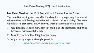 Lost Foam Casting (LFC) Process | PPTX