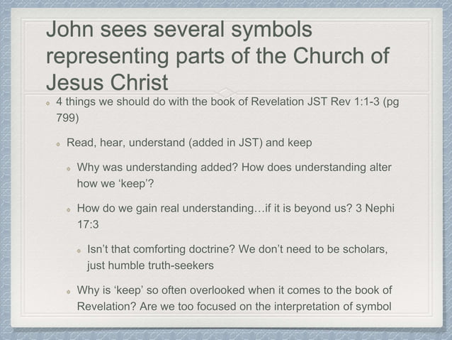 GD NT Lesson 45: MeckMom LDS Gospel Doctrine Lesson 45 | PPT