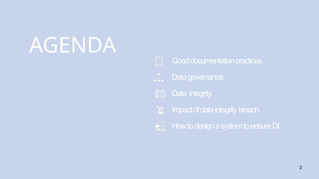 GDocP, Data governance & Data Integrity.pptx | Databases | Computer Software and Applications
