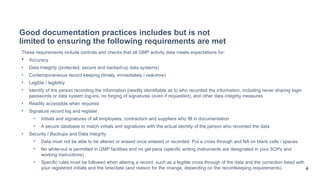 GDocP, Data governance & Data Integrity.pptx | Databases | Computer ...