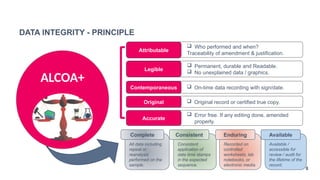 GDocP, Data governance & Data Integrity.pptx | Databases | Computer ...
