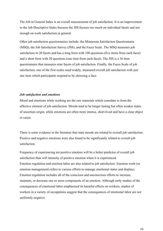 Job satisfaction | PDF