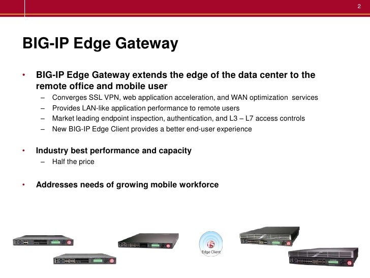 BIG-IP Edge Gateway