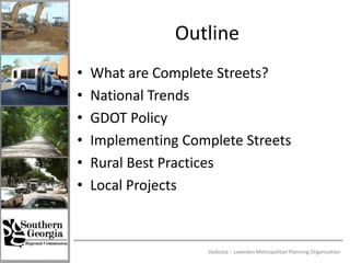 Complete Streets Best Practices | PPTX