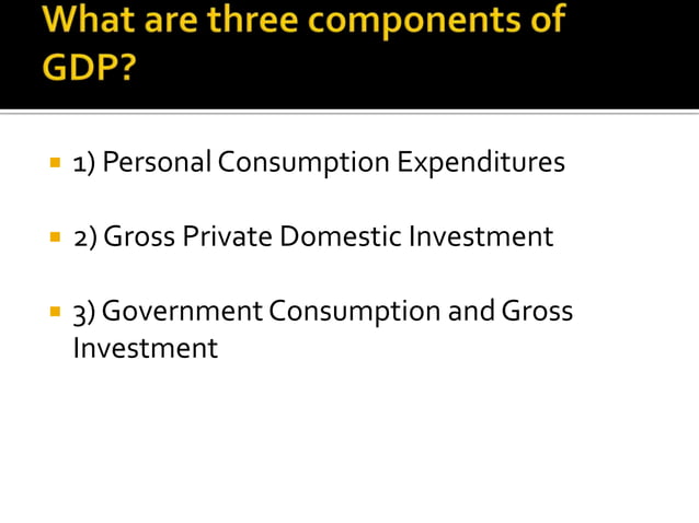 GDP | PPT