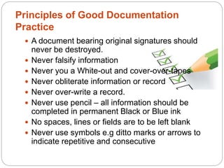 Pharmaceutical Documentation | PPTX