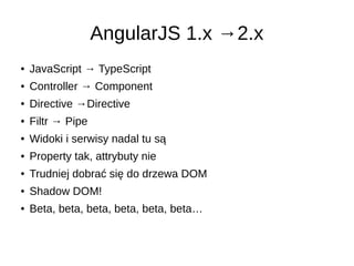Łagodne wprowadzenie do Angular2 | PDF