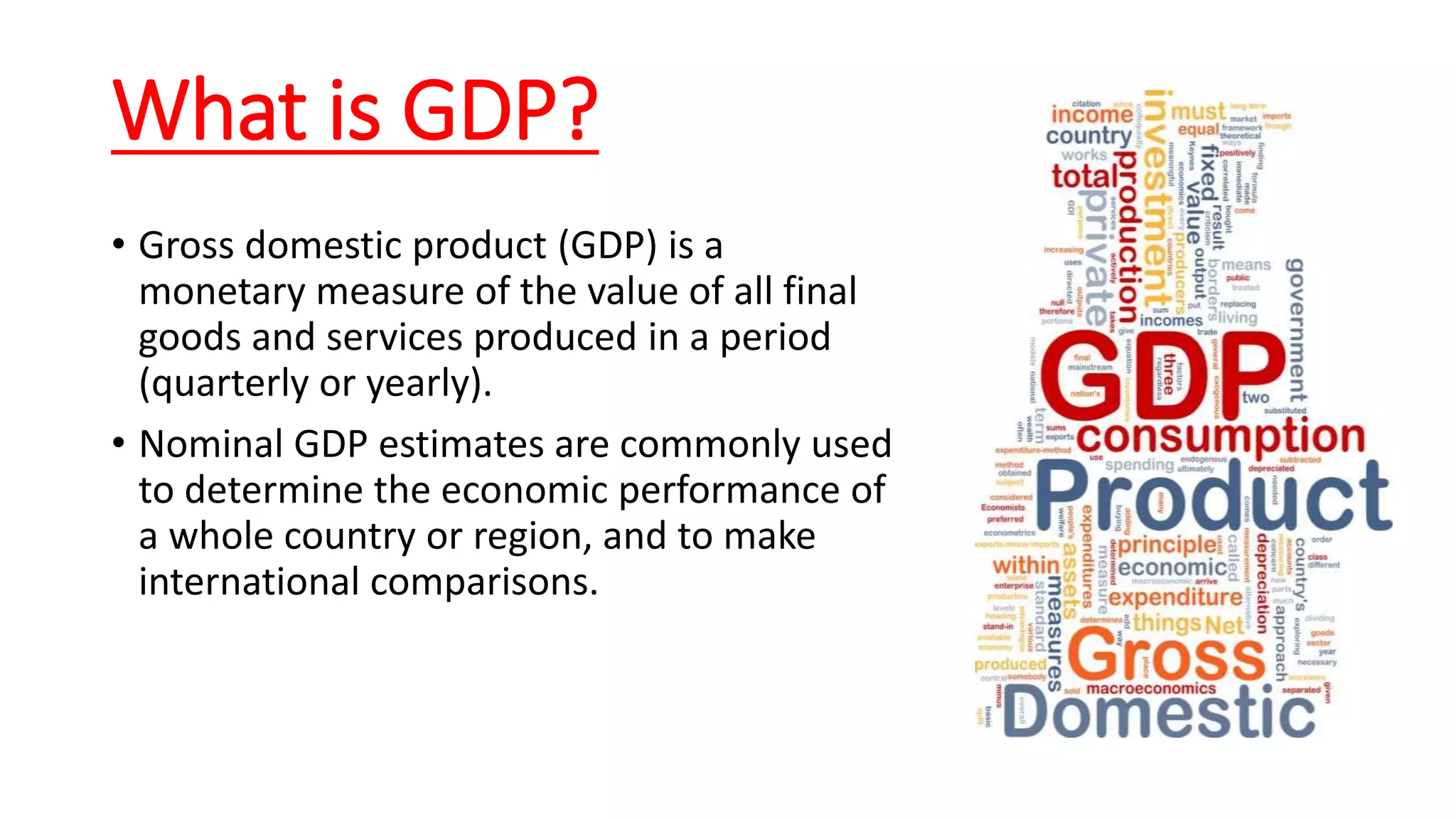 Gross Domestic Product (GDP) | PPTX