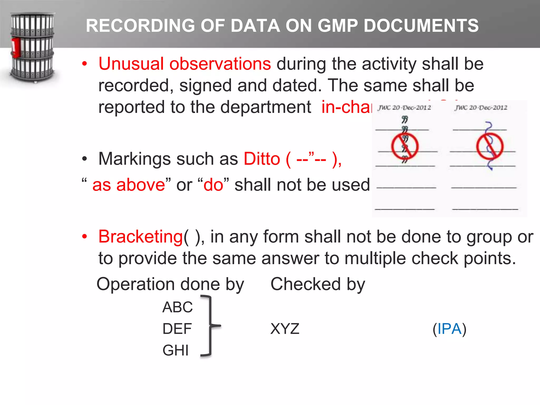Good Documentation Practice (GDP) | PPTX