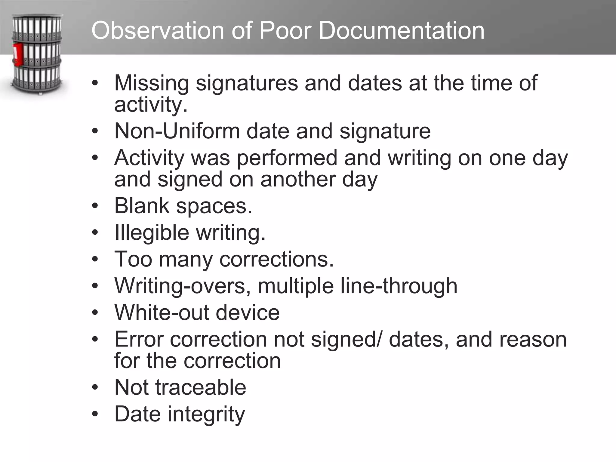 Good Documentation Practice (GDP) | PPTX