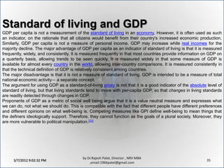 Gdp a concept,principles and application | PPTX