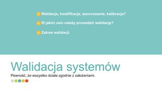 GDP ciągły monitoring temperatury, mapowanie, walidacja | PPTX