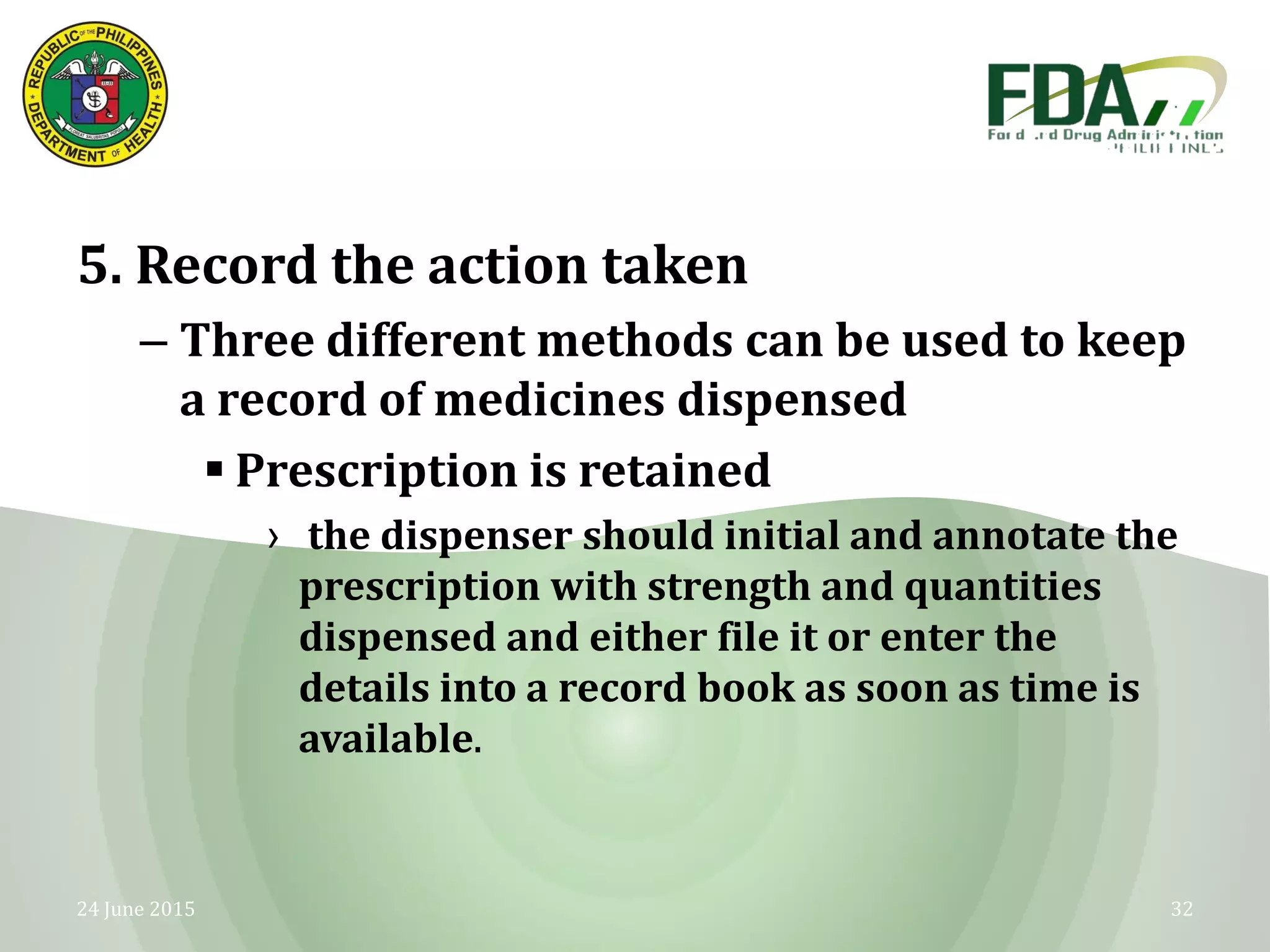 Good Dispensing Practice | PDF