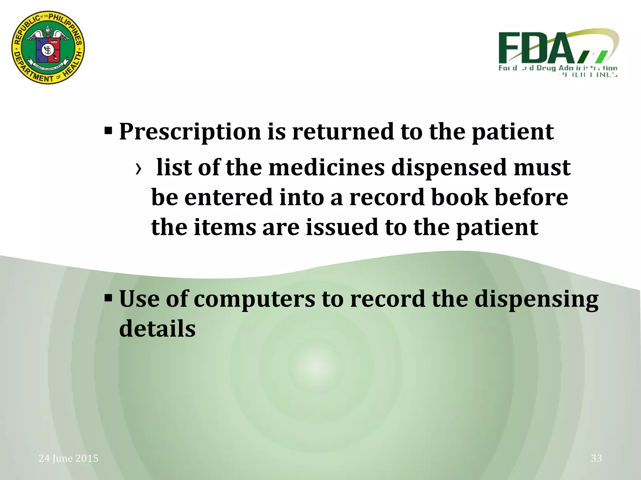 Good Dispensing Practice | PDF
