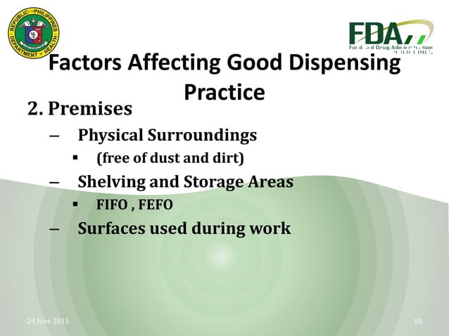 Good Dispensing Practice | PDF